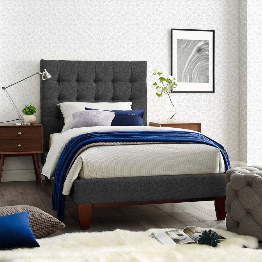 Bond Modern Bed Button Tufted for Bedroom – Inspired Home