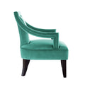 Felicity Contemporary Accent Chair Swoop Arm Square Back for Living ...