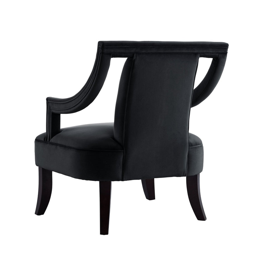 Felicity Contemporary Accent Chair Swoop Arm Square Back for Living ...