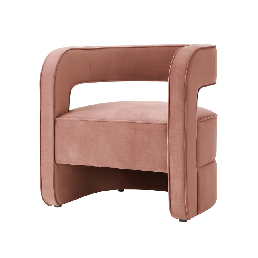 Neil Modern Accent Chair Upholstered Open Back for Living Room ...