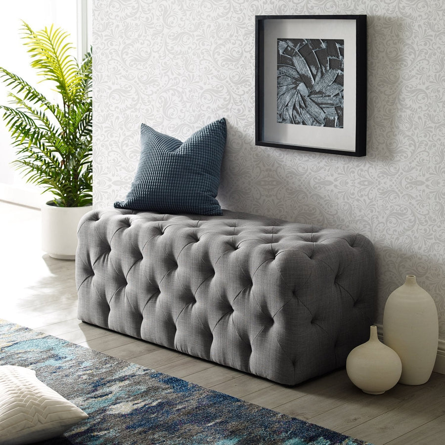 Modern Bench Tufted Allover for Living Room – Inspired Home