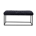 Laguce Modern Bench Upholstered Hand Woven for Living Room – Inspired Home