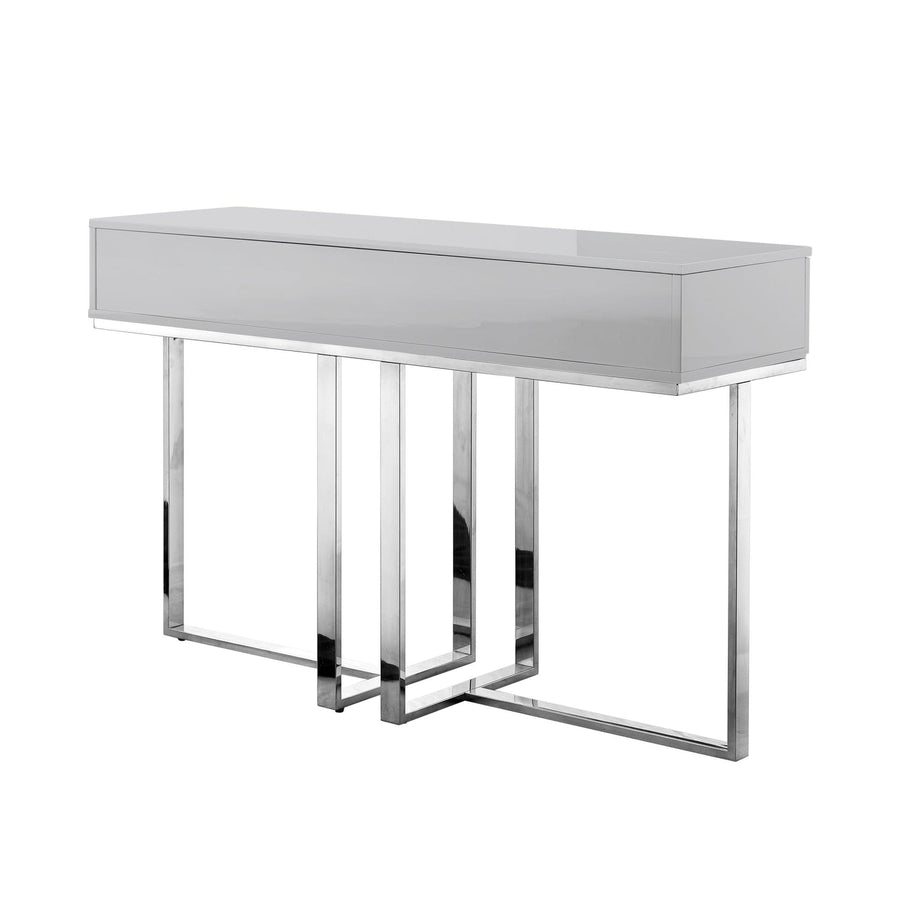 Mandisa Modern Coffee Table 2 Drawers Hight Gloss Lacquer Finish for ...