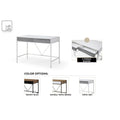 Farrah Modern Desk 2 Storage Drawers Poweder Coated Steel Legs for ...