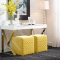 Alexis Modern Ottoman Brick Quilted for Living Room – Inspired Home