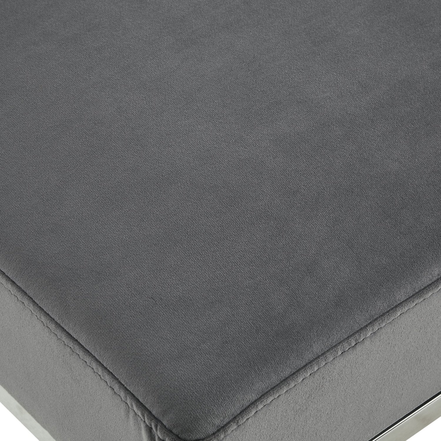 Aurora Contemporary Ottoman X-Leg Gold Base for Bedroom – Inspired Home