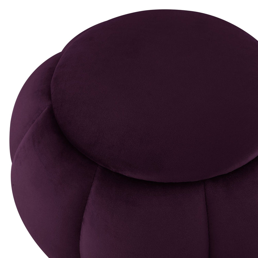 Javier Modern Ottoman Upholstered Channel Tufted for Living Room ...