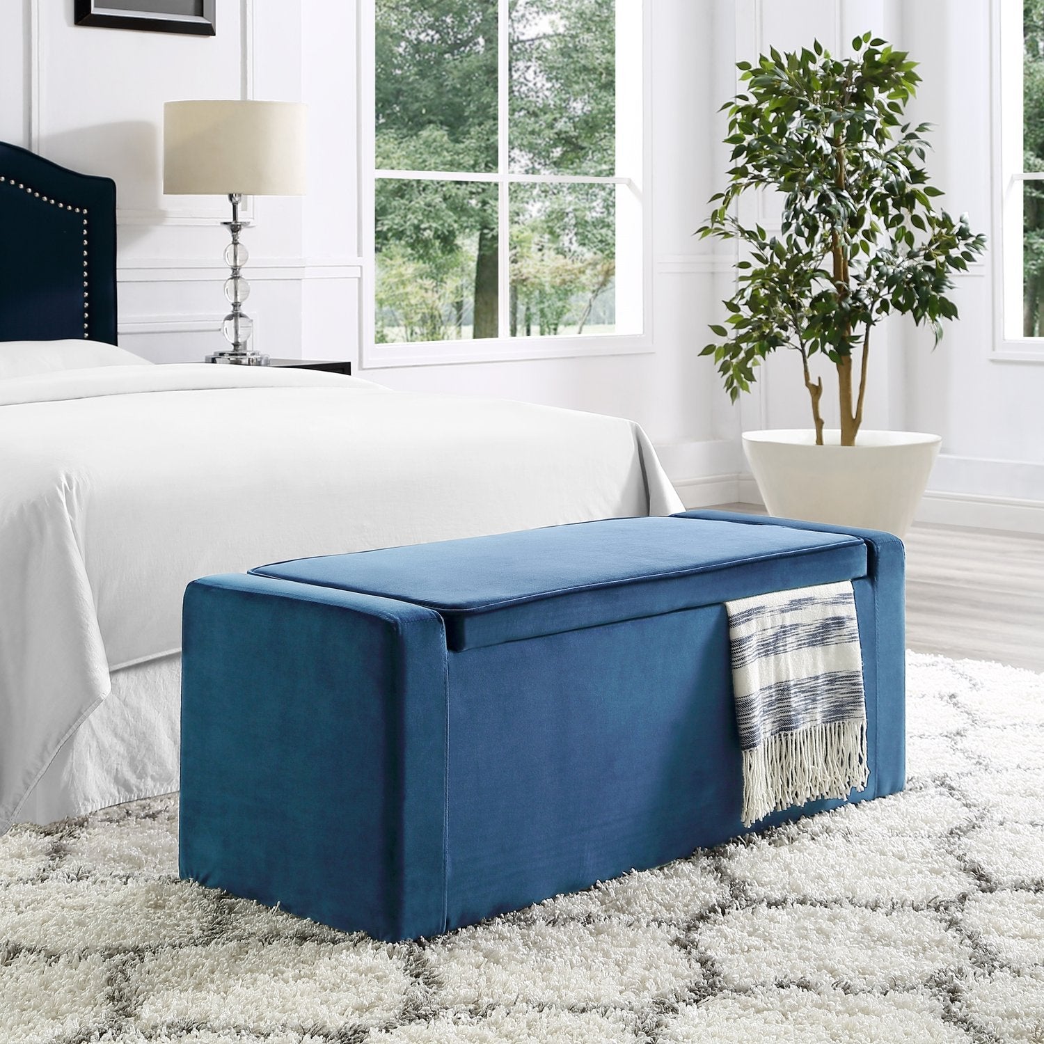 Fabroni Modern Bench Upholstered for Bedroom – Inspired Home
