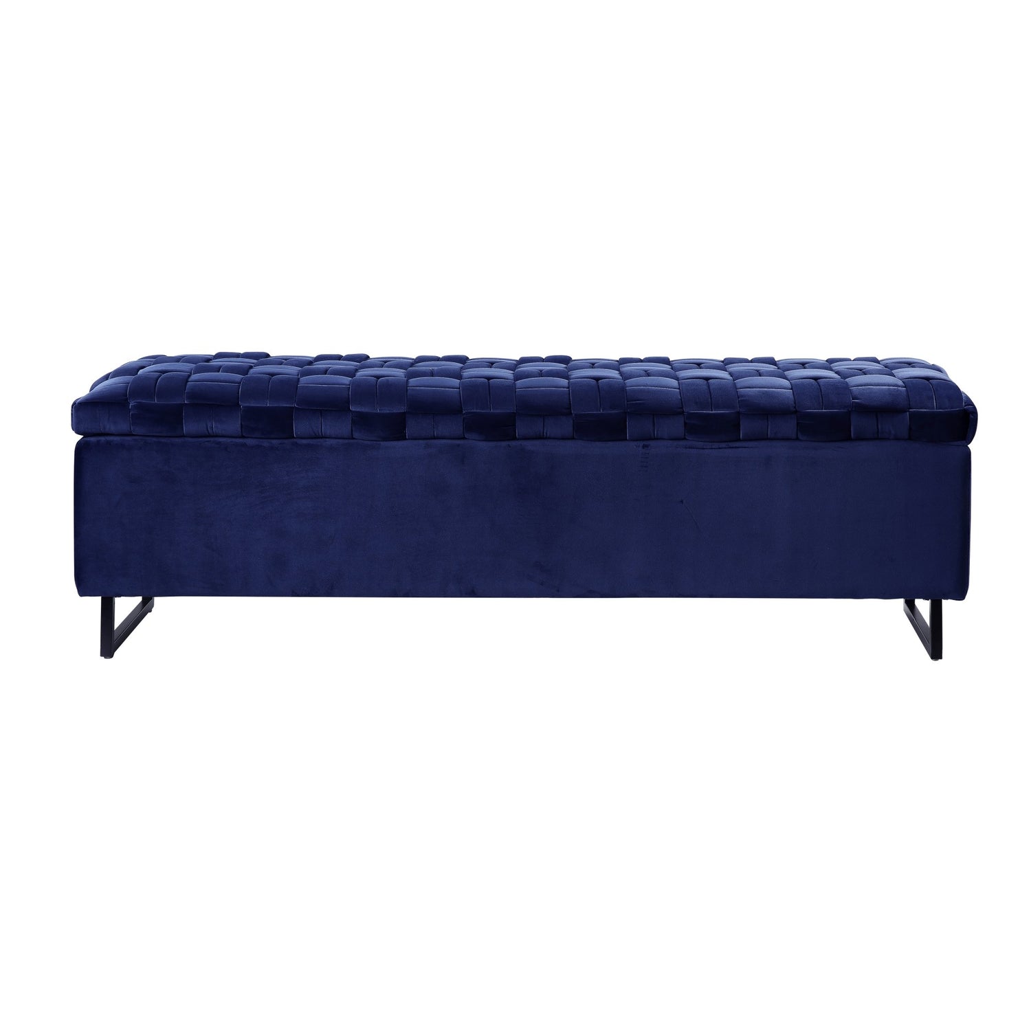 Navea Modern Bench Upholstered Hand Woven for Living Room – Inspired Home