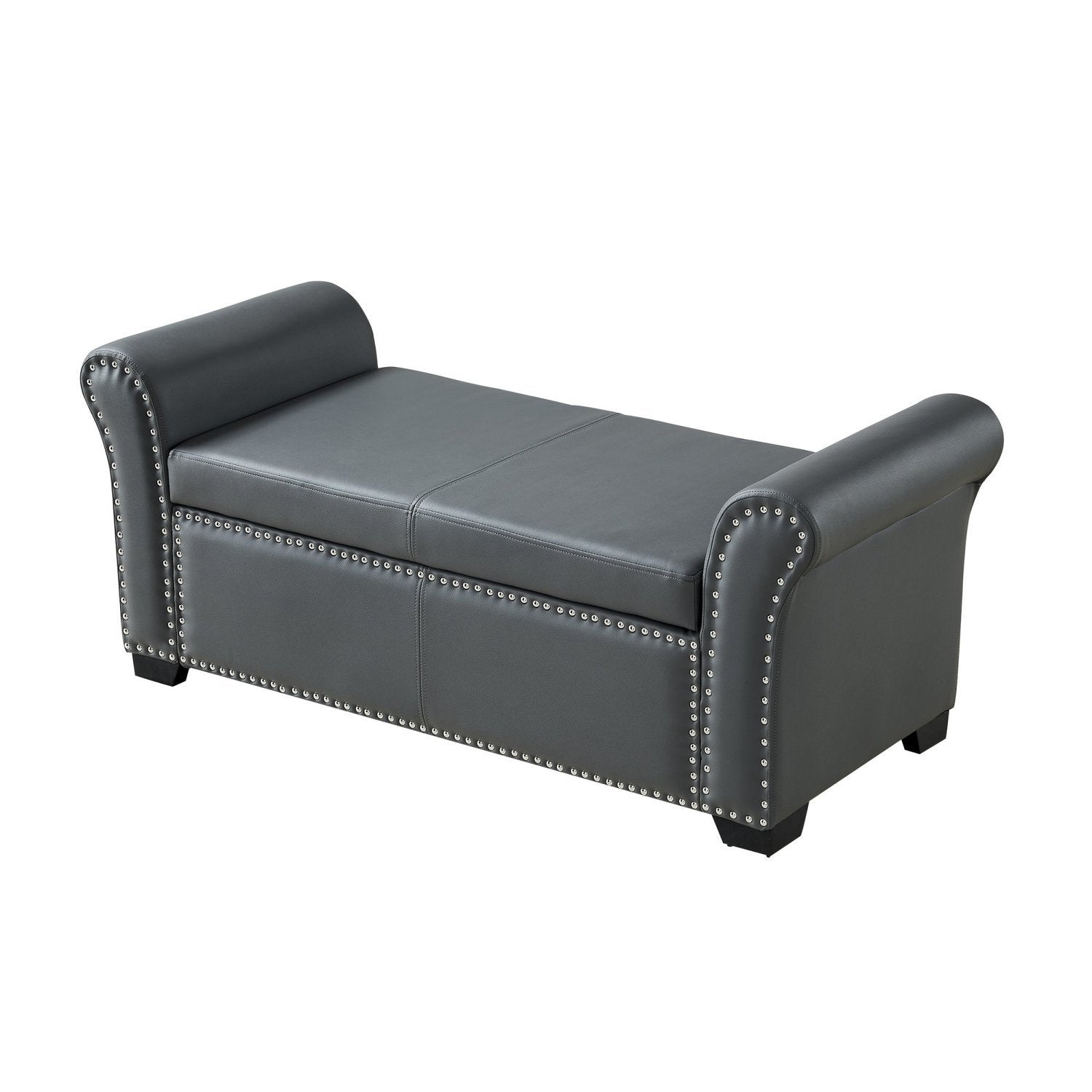Noah Modern Bench Nailhead Trim for Bedroom – Inspired Home