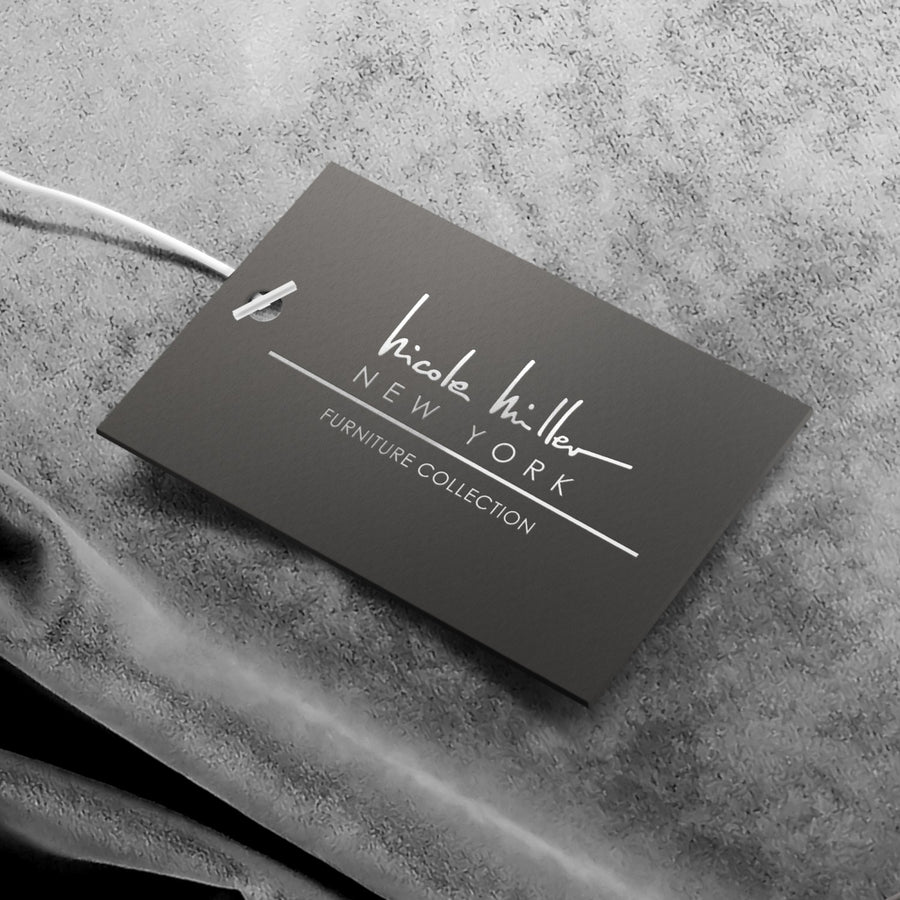 Abdiel Modern Desk 2 Drawers Brushed Chrome Base and Handles for Office ...